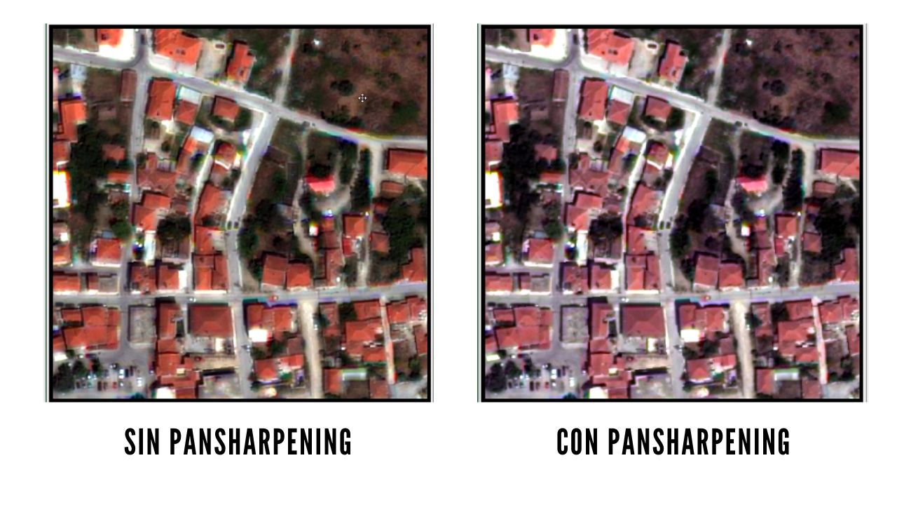 Que es el Pansharpening en Teledetección